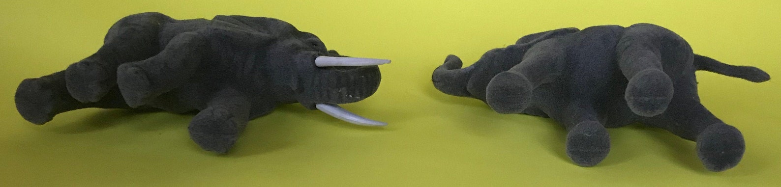 DDR Flocked Toy Vintage Toy Retro Elephant Elephant | Etsy