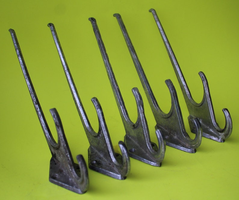 Soviet Triple Hooks Set of 5 Soviet Wall Hooks Soviet Coat - Etsy