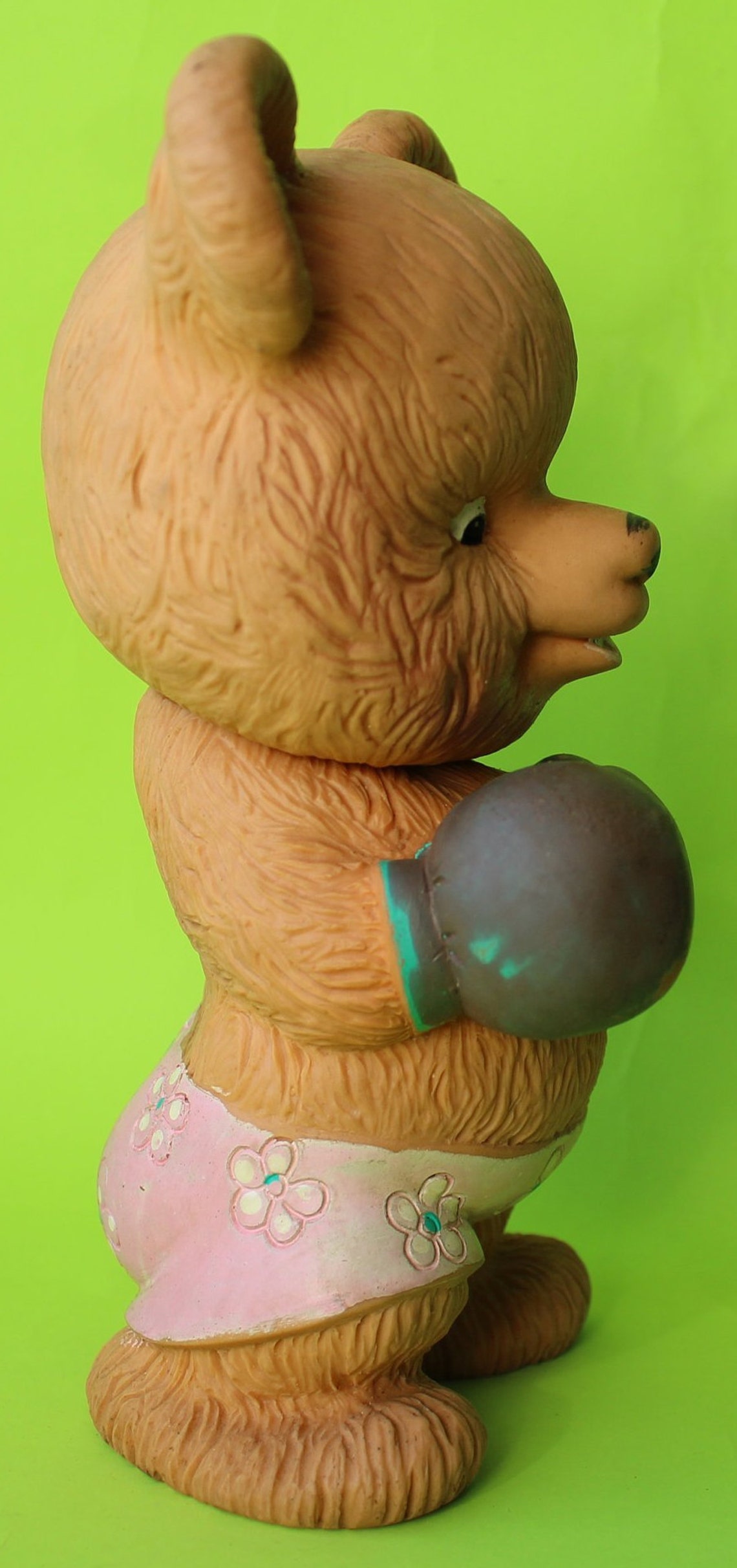 Soviet Rubber Toy Vintage Toy USSR Bear Soviet Bear Rubber - Etsy