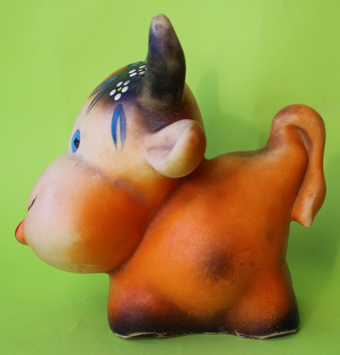 Soviet Rubber Toy Vintage Toy USSR Cow Soviet Cow Rubber - Etsy UK