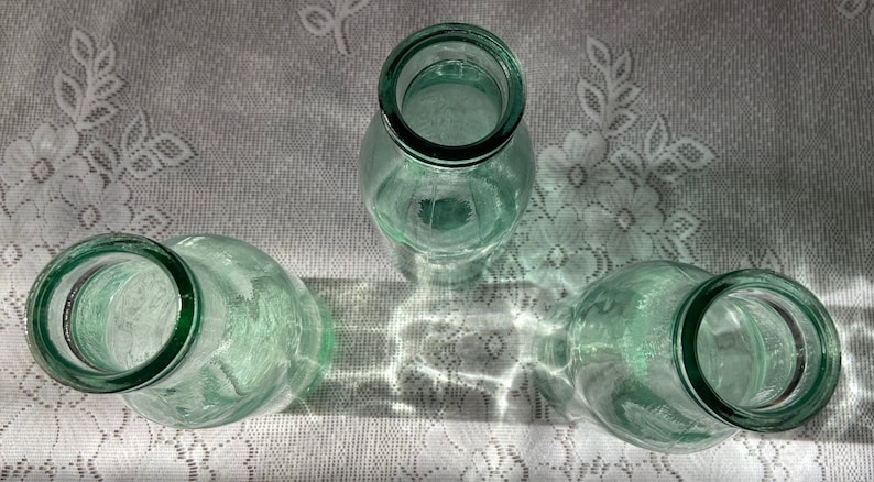 Soviet Set of 3 Milk Bottles Soviet Bottles Vintage Milk | Etsy