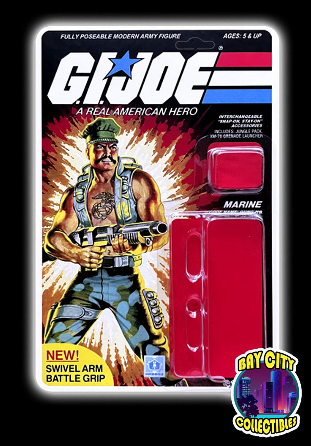 1983 GI JOE Gung Ho V1 restoration Cardback Kit W/bubble - Etsy