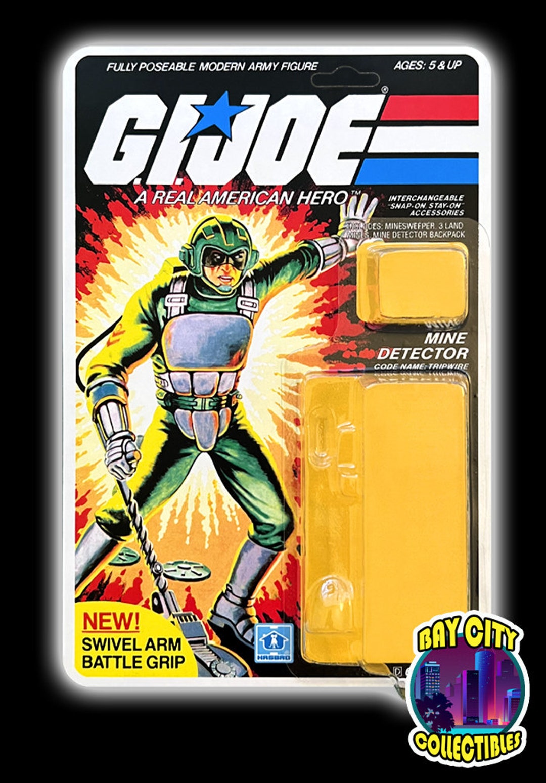 1983 GI JOE TRIPWIRE V1 reproduction Cardback Kit W/bubble - Etsy