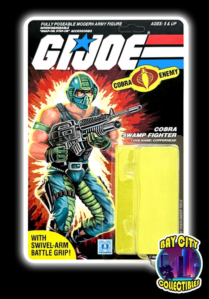 1984 GI JOE / COBRA Copperhead V1 custom Cardback Kit W/bubble - Etsy