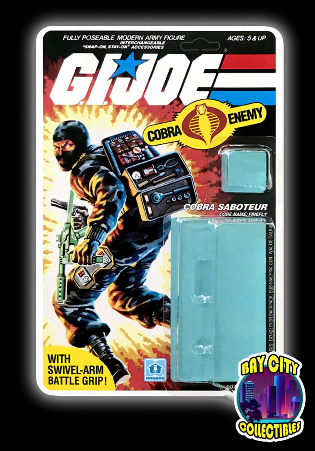 1984 GI JOE / COBRA - Firefly **reproduction** Cardback Kit W/bubble - Etsy