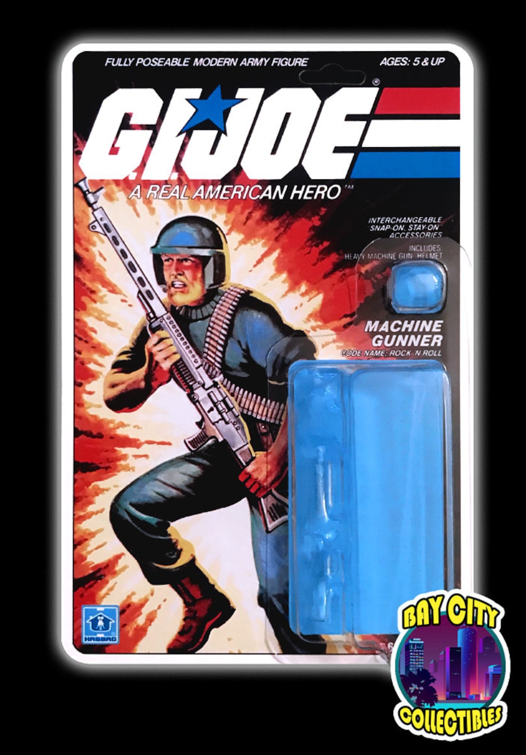 1982 GI JOE Rock N Roll V1 restoration Cardback Kit W/bubble - Etsy