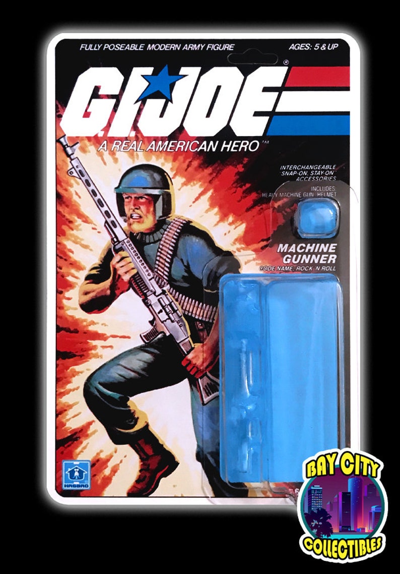 1982 GI JOE Rock N Roll V1 restoration Cardback Kit W/bubble - Etsy