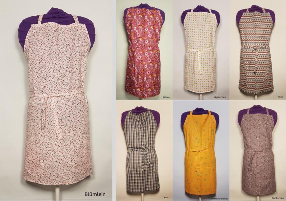 Apron for Adults - Various Models Available - Etsy