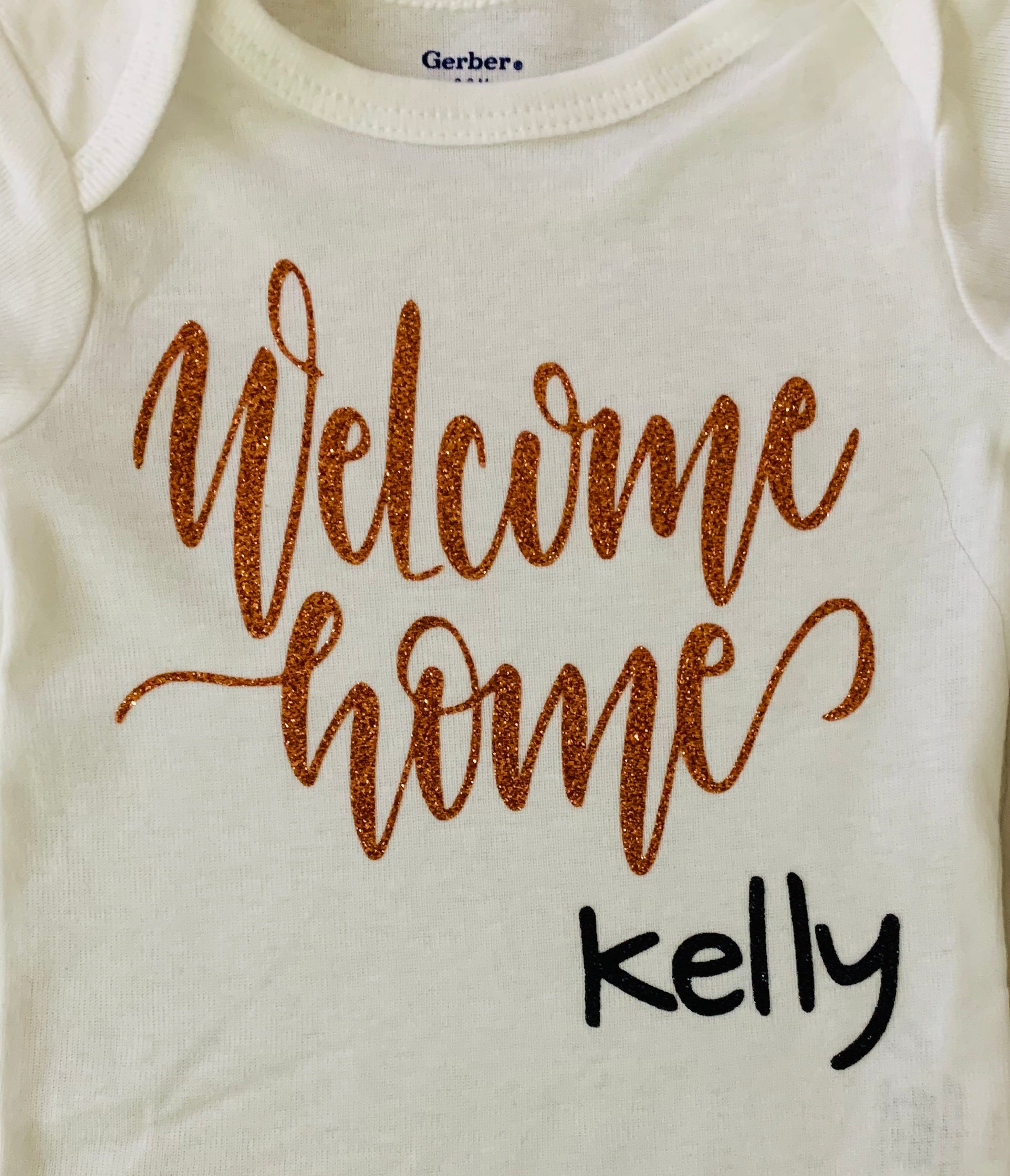 Welcome Home Personalized Onesie, Custom Baby Onesie, - Etsy