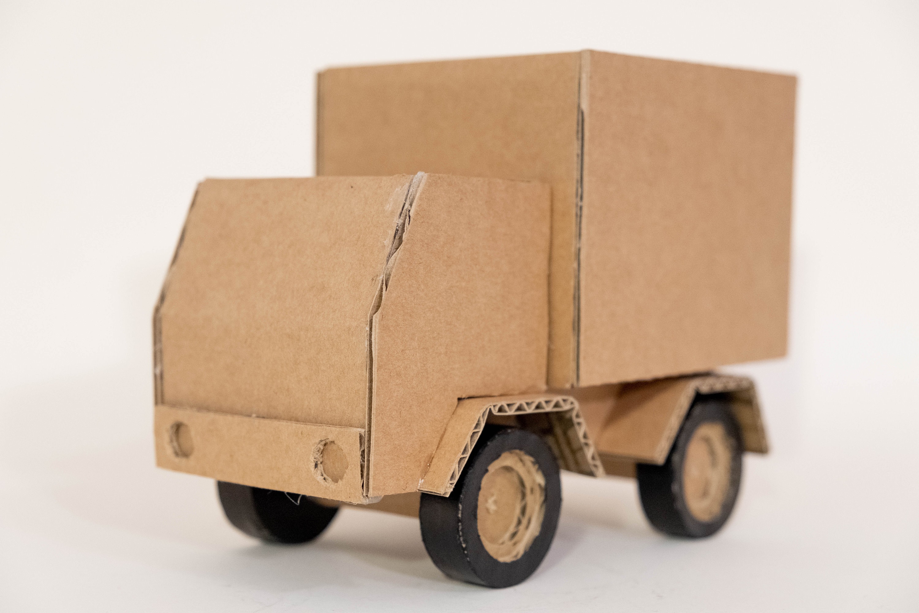 Box Truck Cargo DIY DIY Cardboard Toy Truck Cardboard Project - Etsy