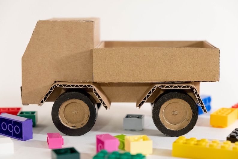 Pick up Truck - Cargo - DIY - DIY Cardboard Toy Truck - Cardboard ...