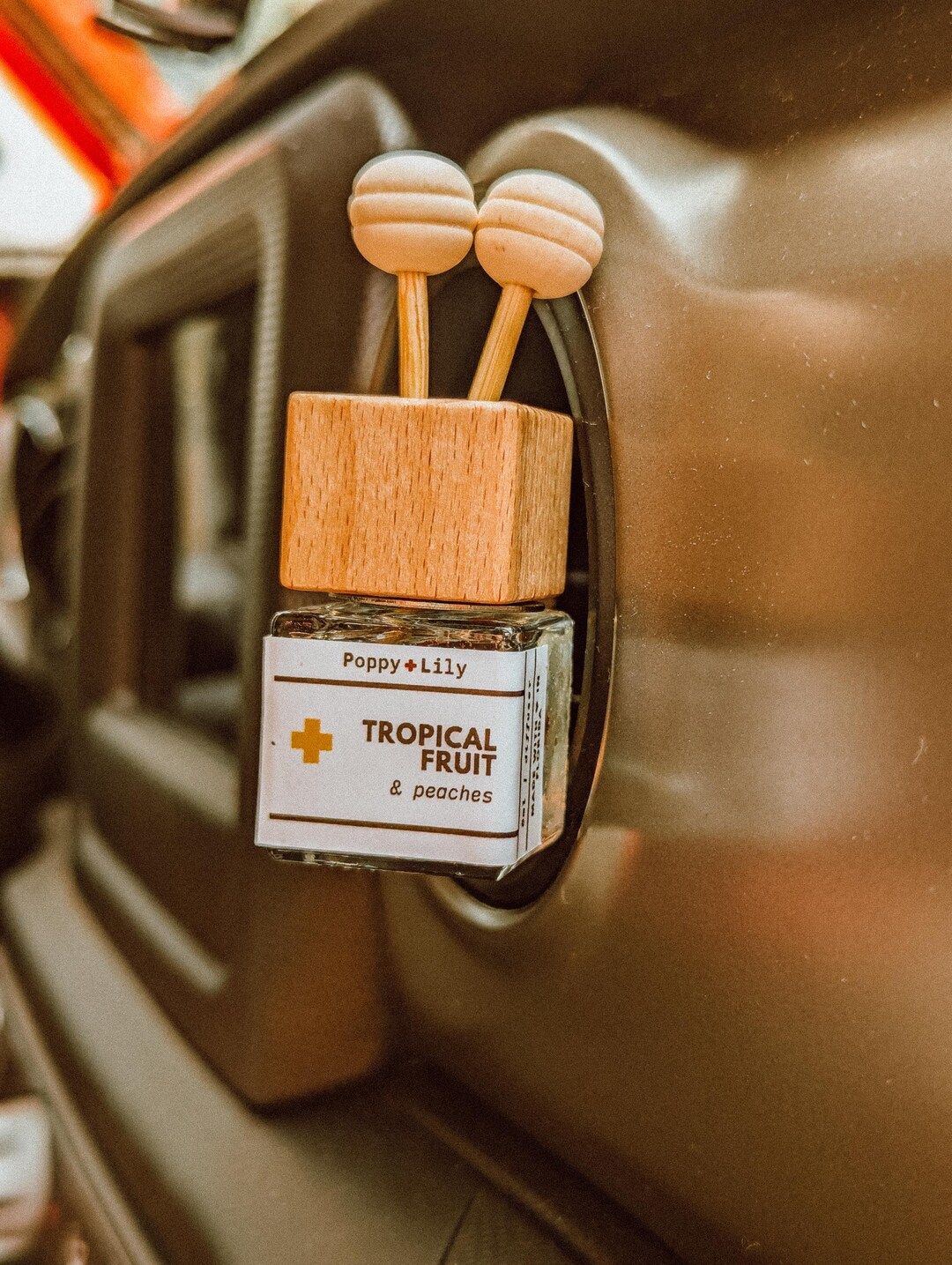 Tropical Fruit Car Diffuser: Peach Scent Vent Clip - Etsy