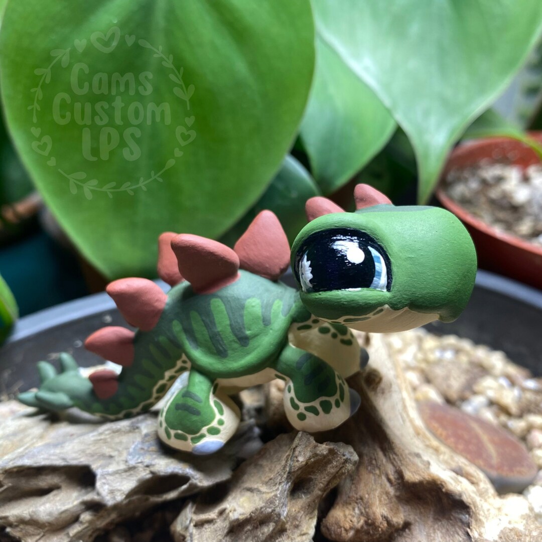 Custom LPS Stegosaurus OOAK Littlest Pet Shop Dinosaur Custom - Etsy