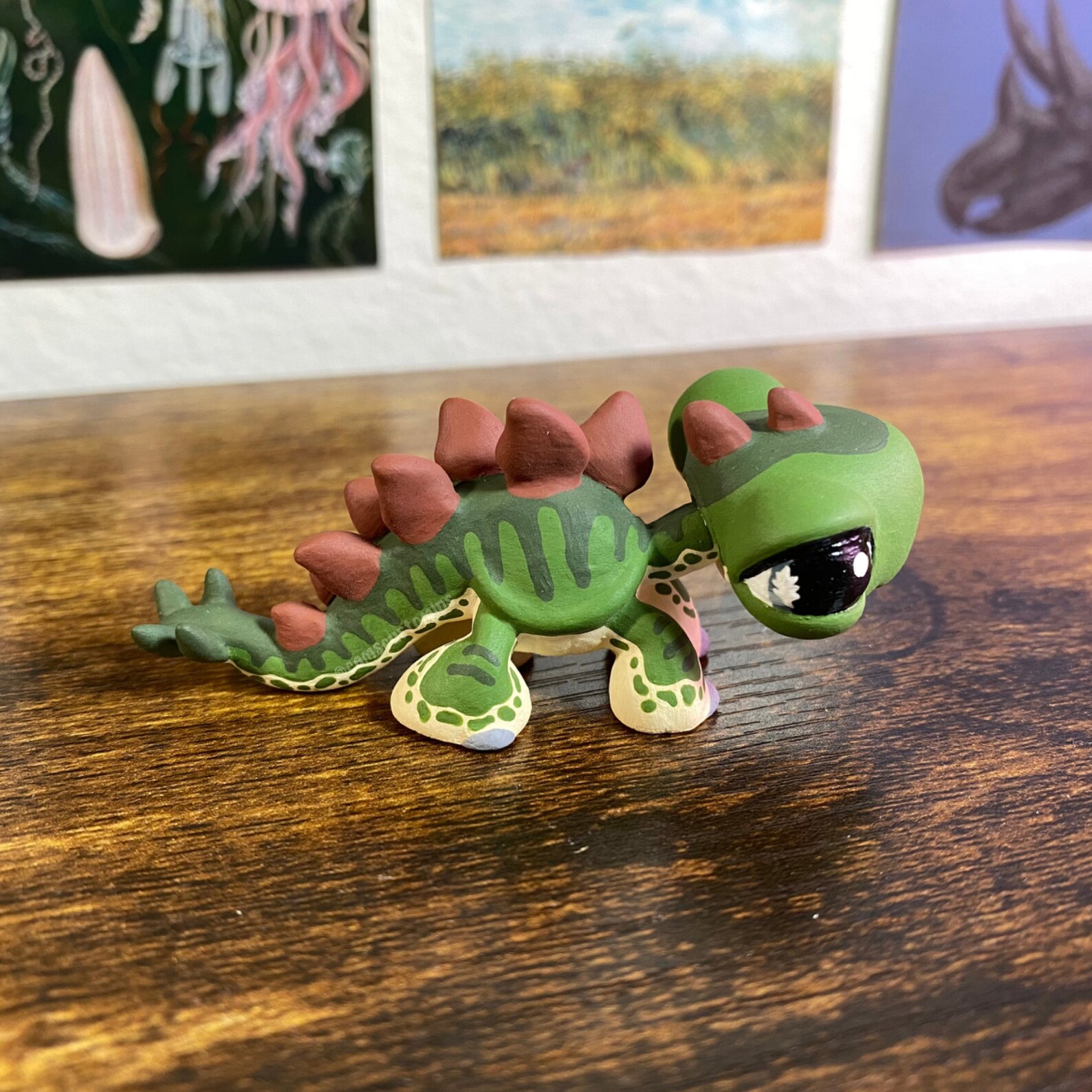 Custom LPS Stegosaurus OOAK Littlest Pet Shop Dinosaur Custom ...