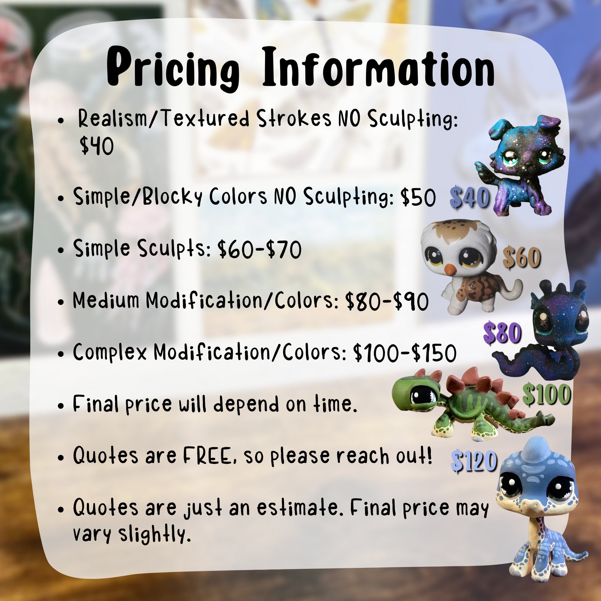 Custom LPS Commissions Hand Made Customized Littlest Pet Shop Toys READ ...