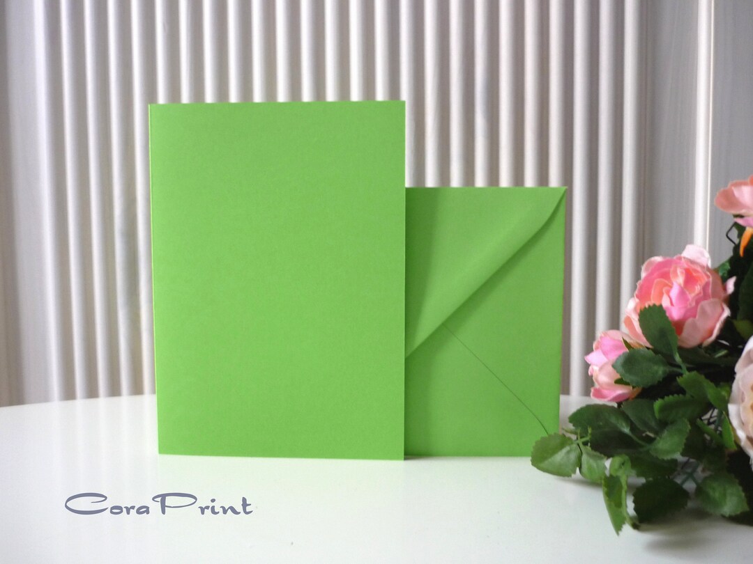 10 Double Cards A6 With Matching Envelopes - Etsy
