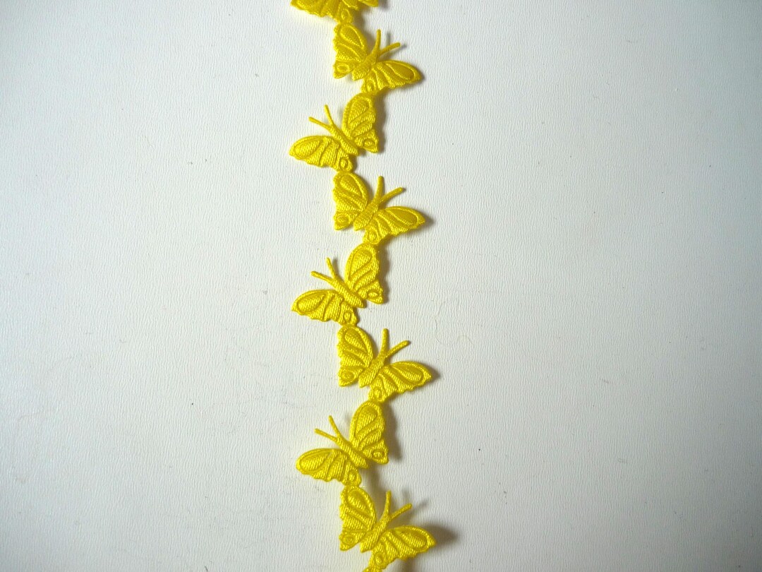 Butterfly Border - Yellow - Etsy