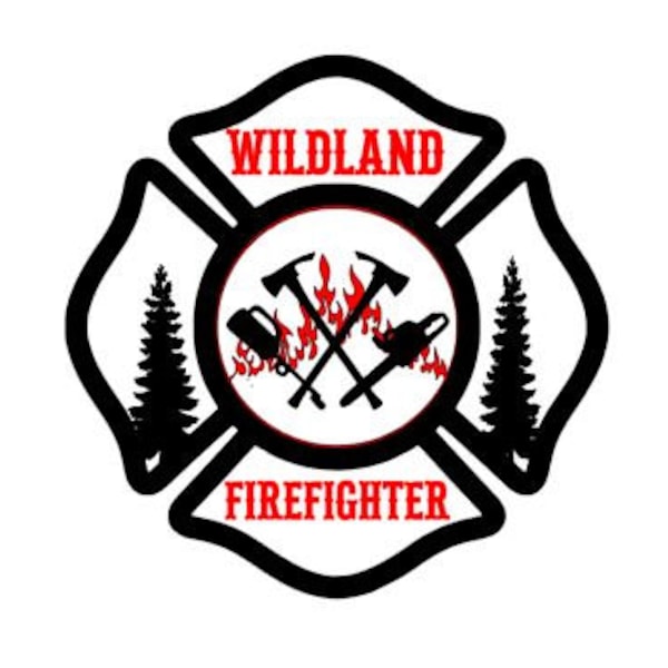 Wildland Fire Decal - Etsy