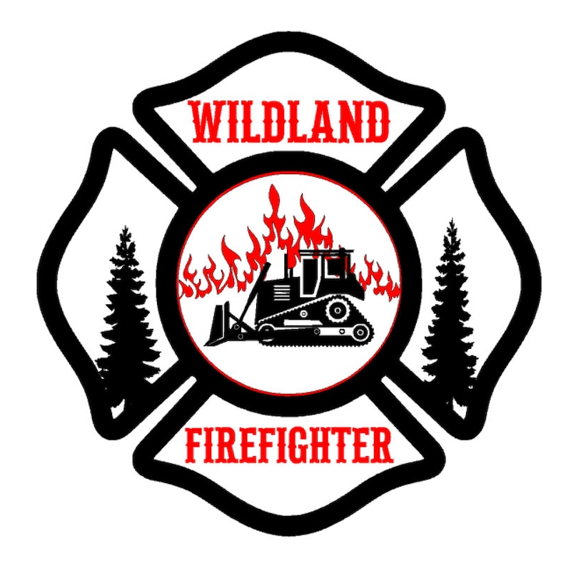 Wildland Fire Decal - Etsy