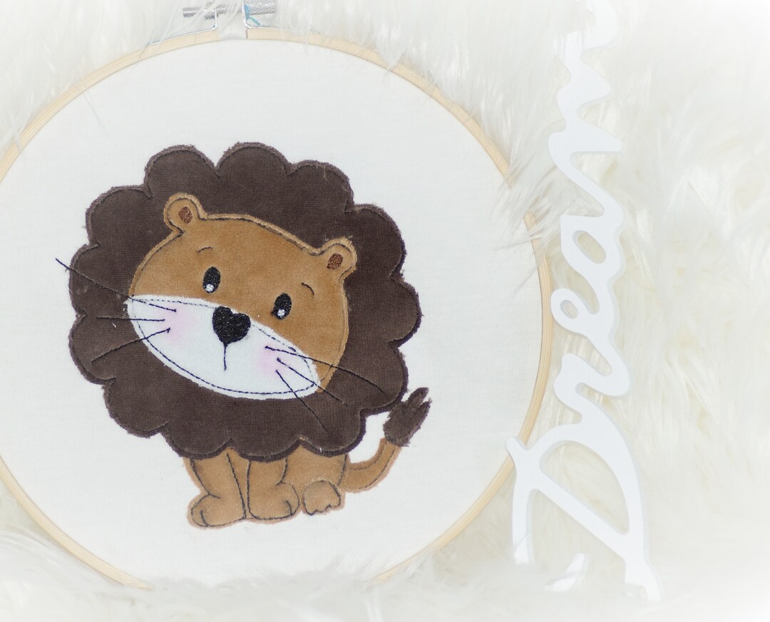 Embroidery File Doodles Lion Leo - Etsy