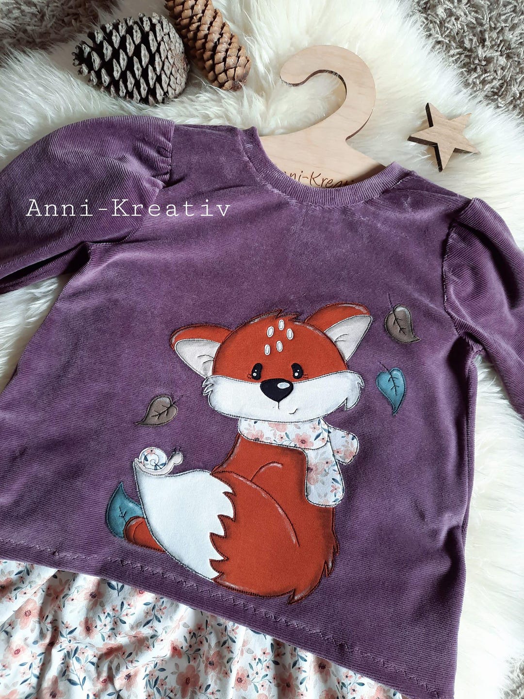 Applikatinsvorlage Fuchs Paco - Etsy Österreich