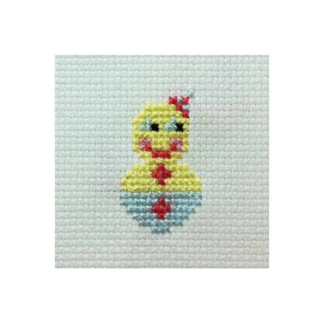 Baby Cross Stitch Pattern digital Format PDF Modern Cross | Etsy