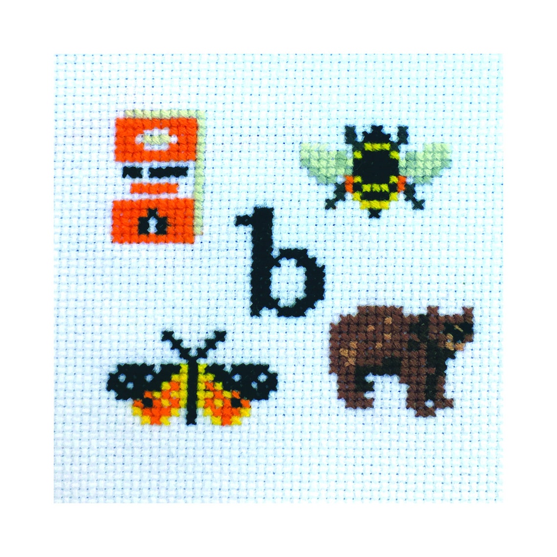 Modern Alphabet Cross Stitch Pattern digital Format PDF | Etsy