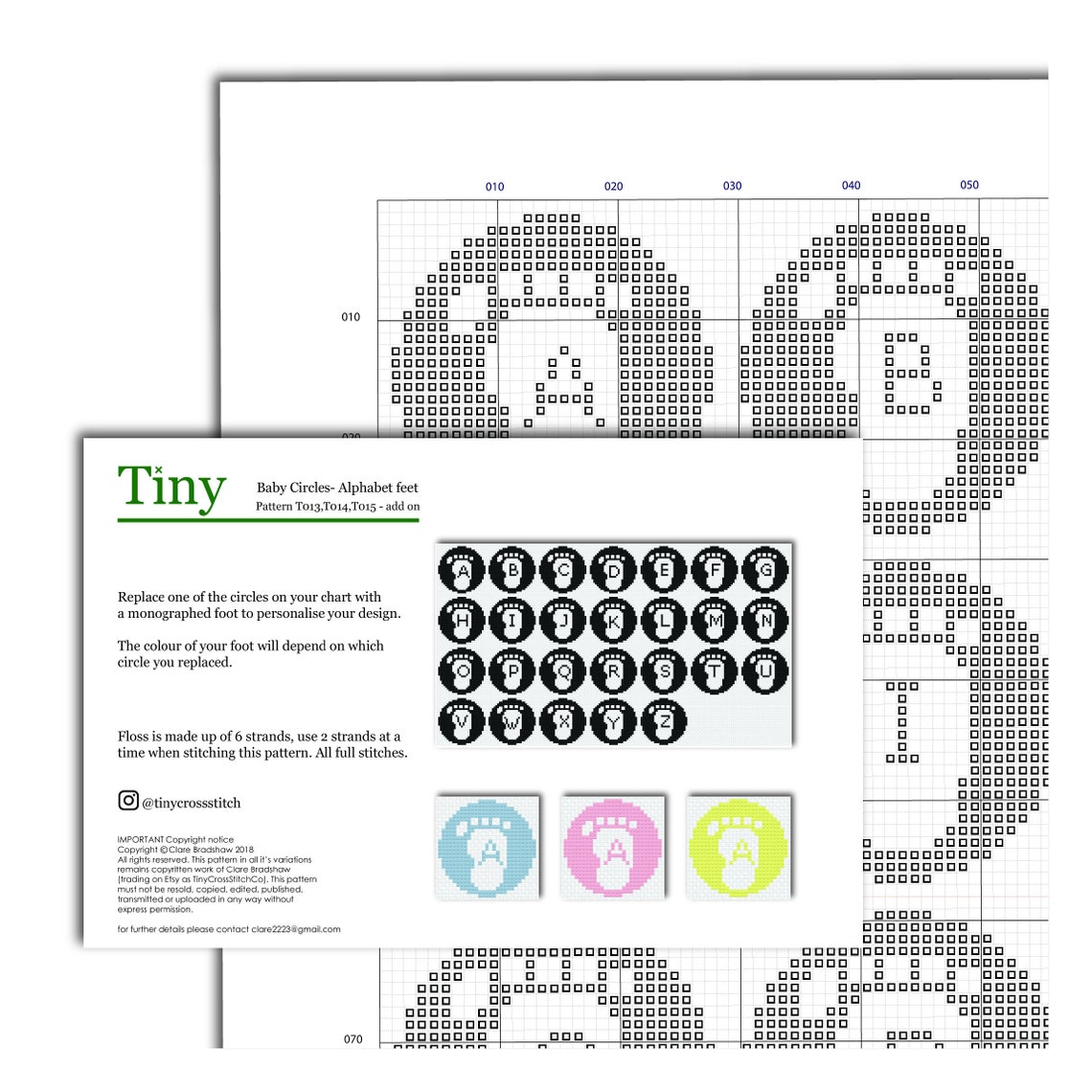 Baby Cross Stitch Pattern (digital Format PDF) - Baby - Blue - Cross ...
