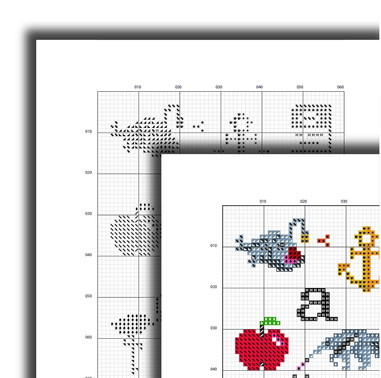 Modern Alphabet Cross Stitch Pattern digital Format PDF | Etsy