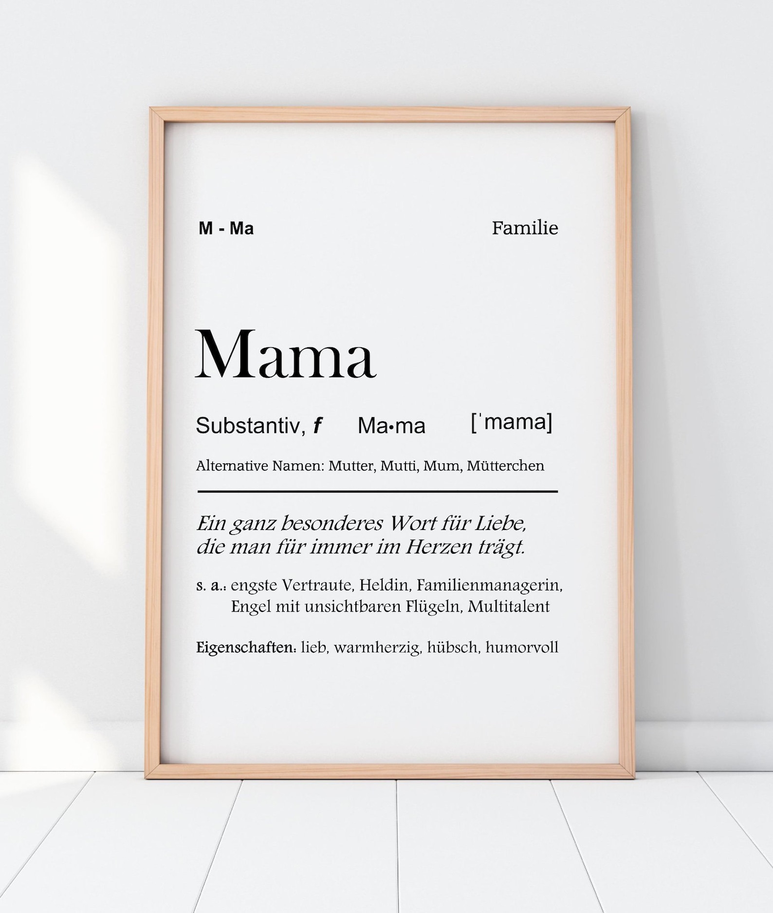 Art Print MAMA Definition - Etsy