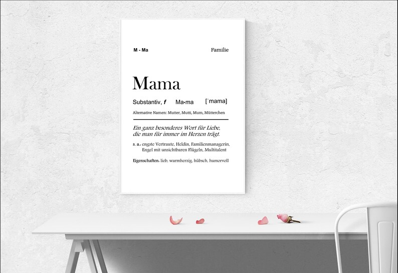 Art Print MAMA Definition - Etsy