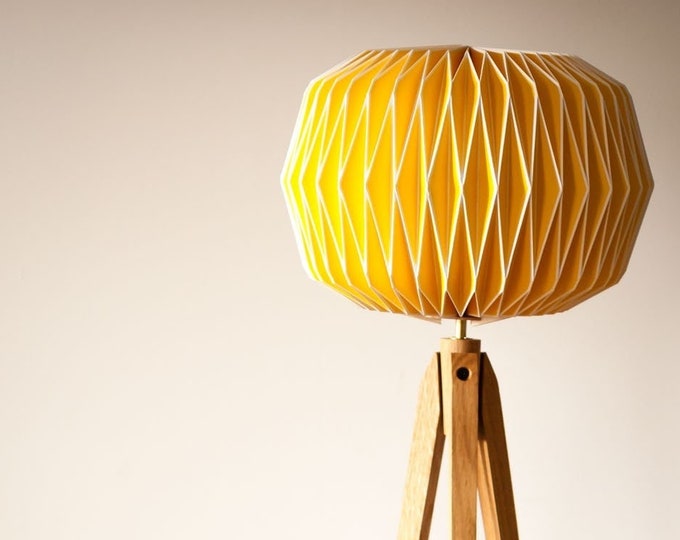 Tripod Floor Lamp Tripod Retro 60-70 Design Origami - Etsy