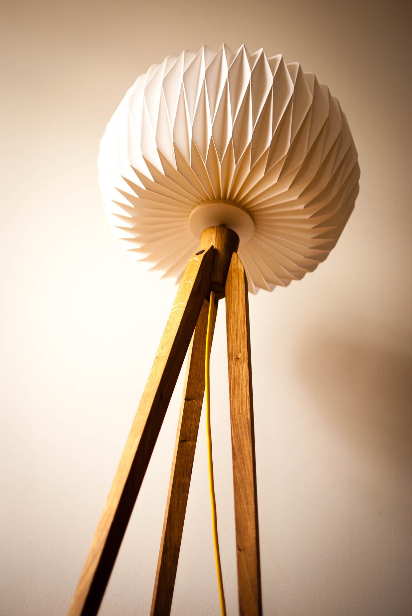 Tripod Floor Lamp Tripod Retro 60-70 Design Origami | Etsy