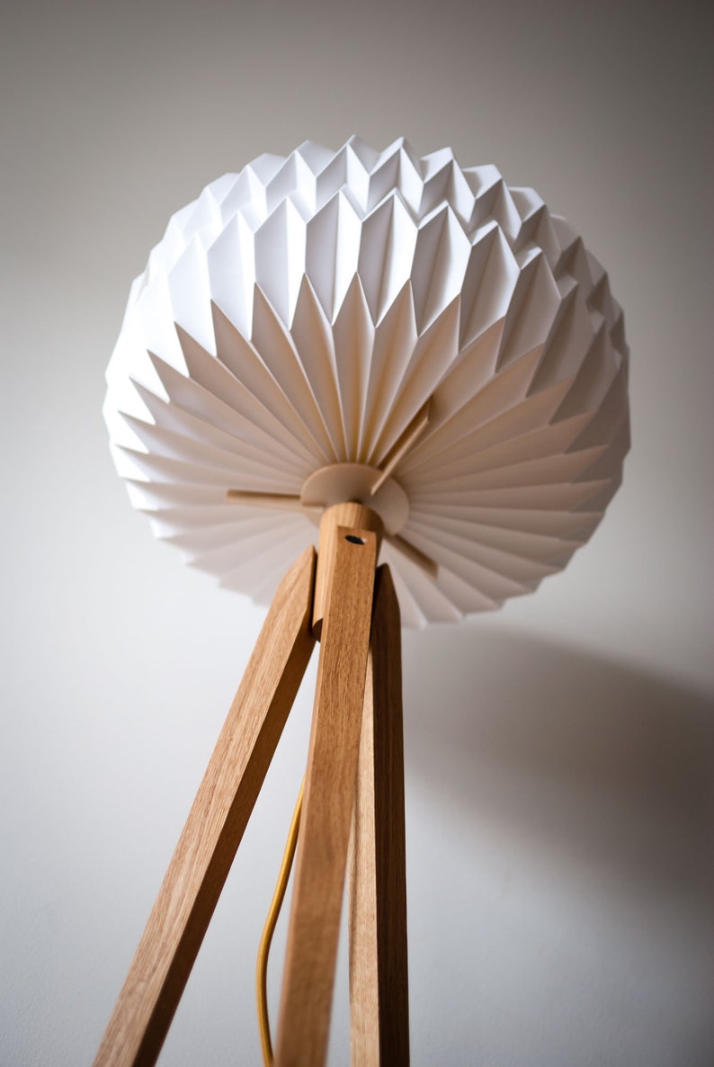 Tripod Floor Lamp Tripod Retro 60-70 Design Origami - Etsy