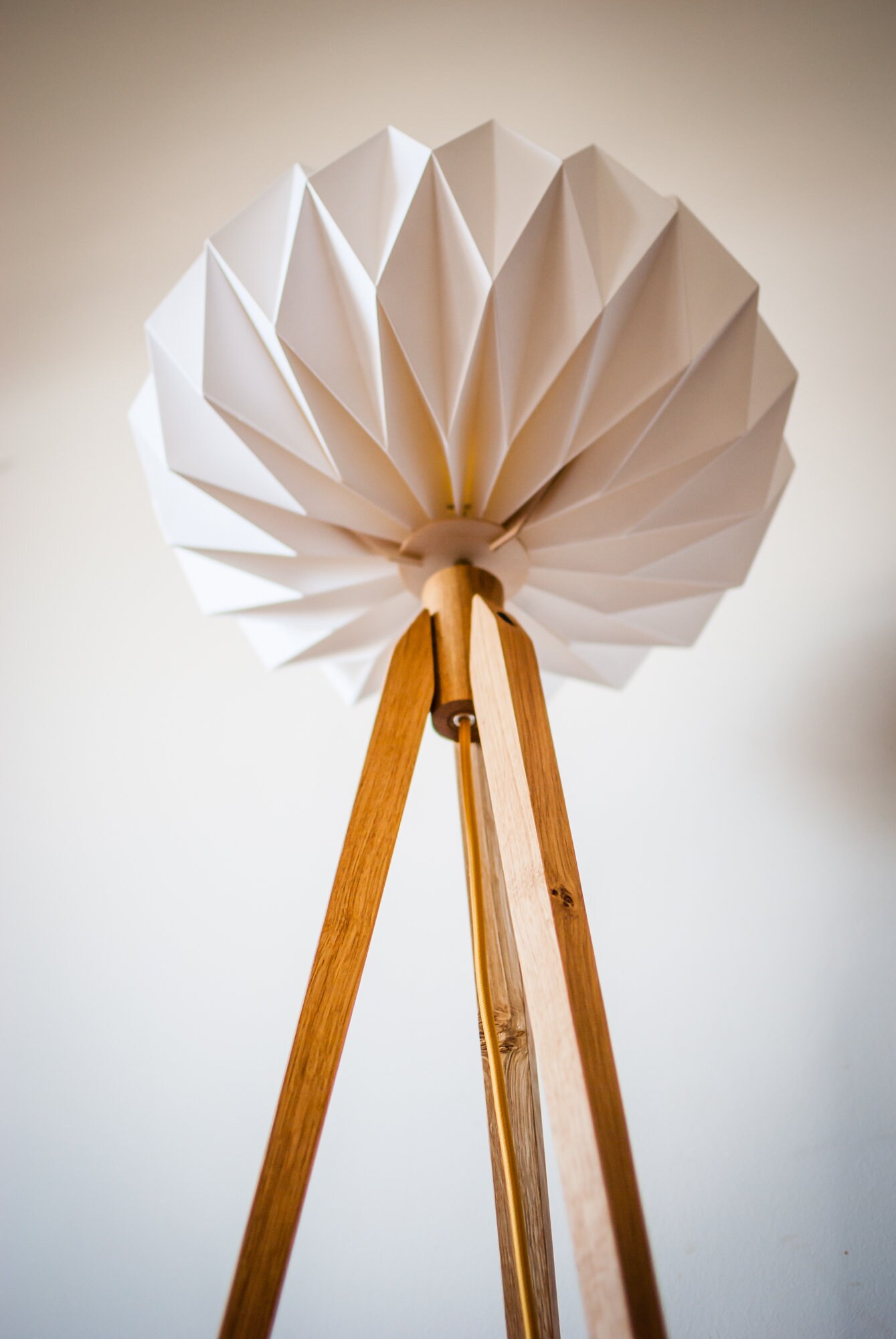 Tripod Floor Lamp Tripod Retro 60-70 Design Origami - Etsy