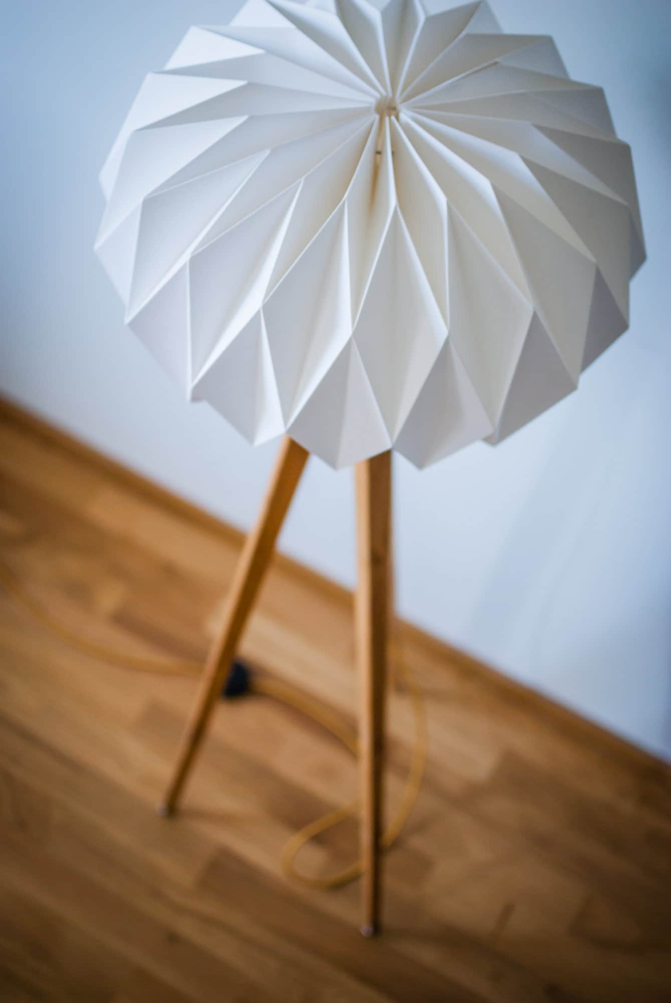 Tripod Floor Lamp Tripod Retro 60-70 Design Origami - Etsy