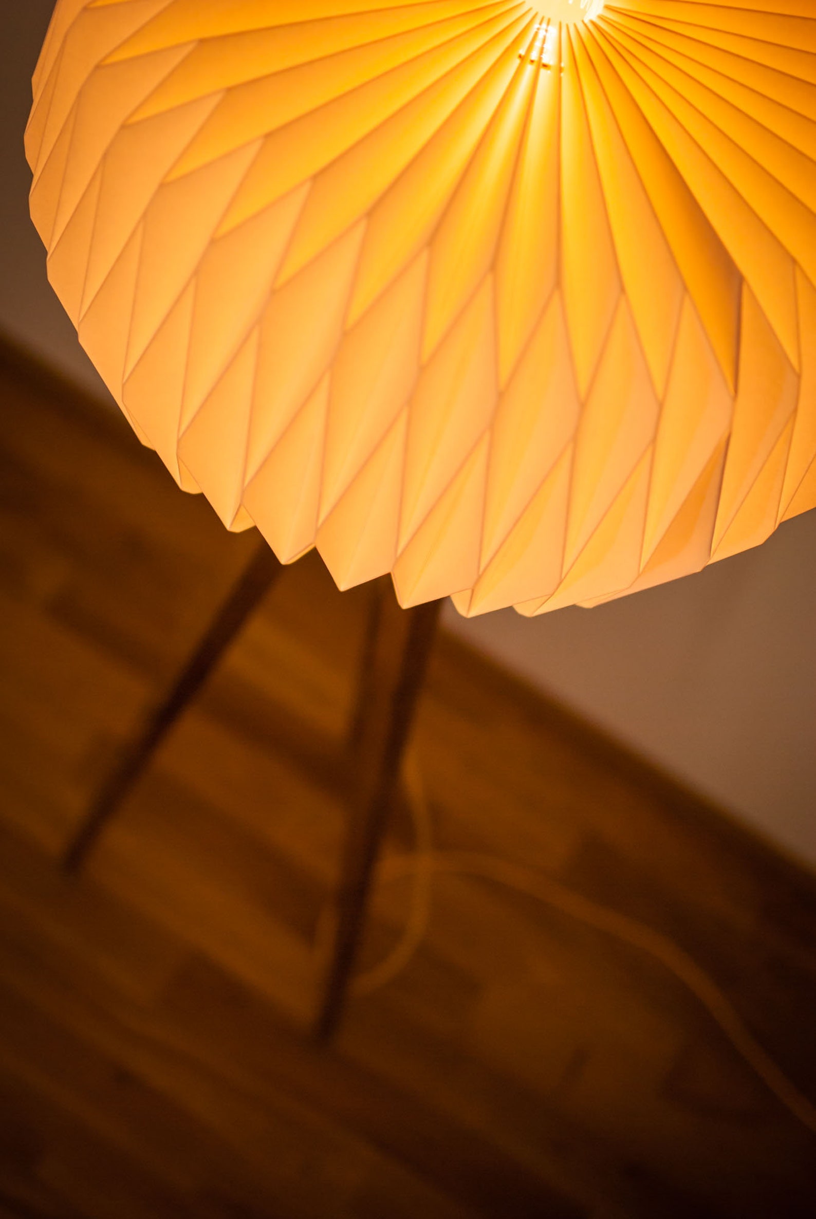 Tripod Floor Lamp Tripod Retro 60-70 Design Origami | Etsy