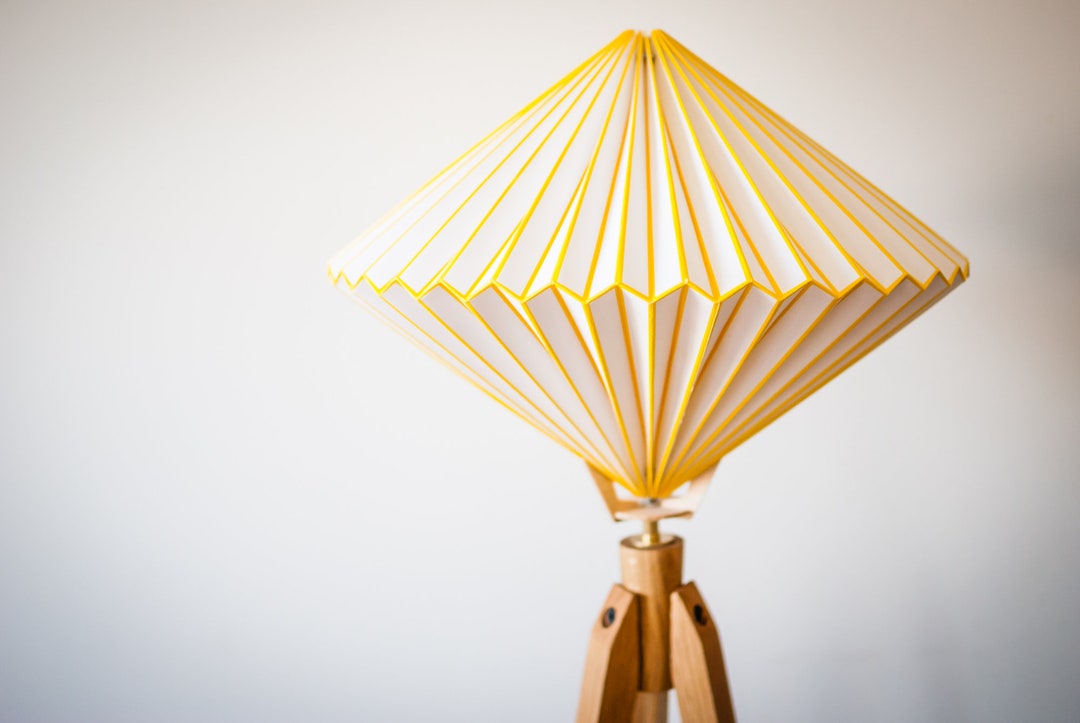 Tripod Floor Lamp Tripod Retro 60-70 Design Origami - Etsy