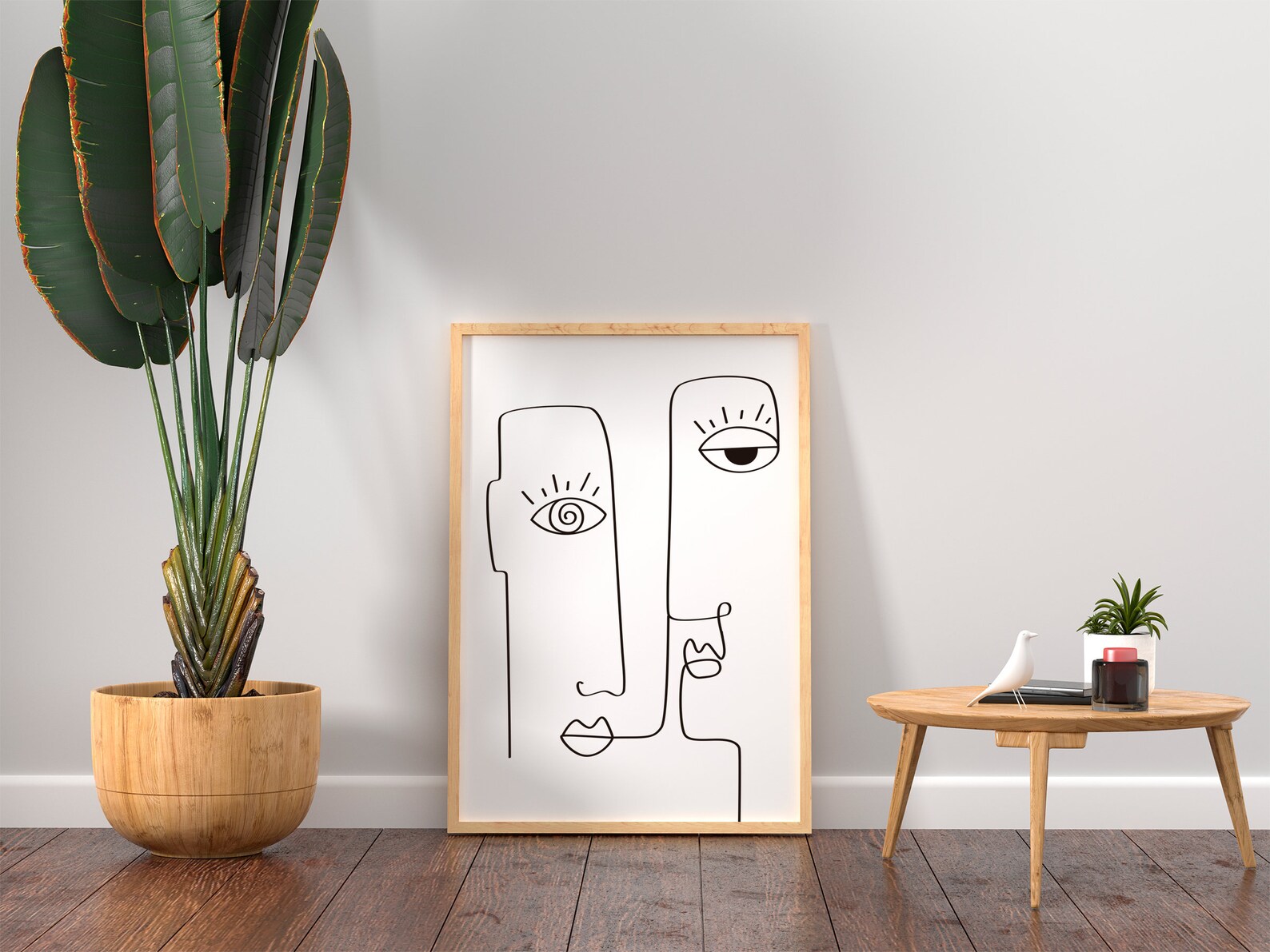 One Line Art Print DOWNLOAD INSTANT Line Art Minimal Wall - Etsy