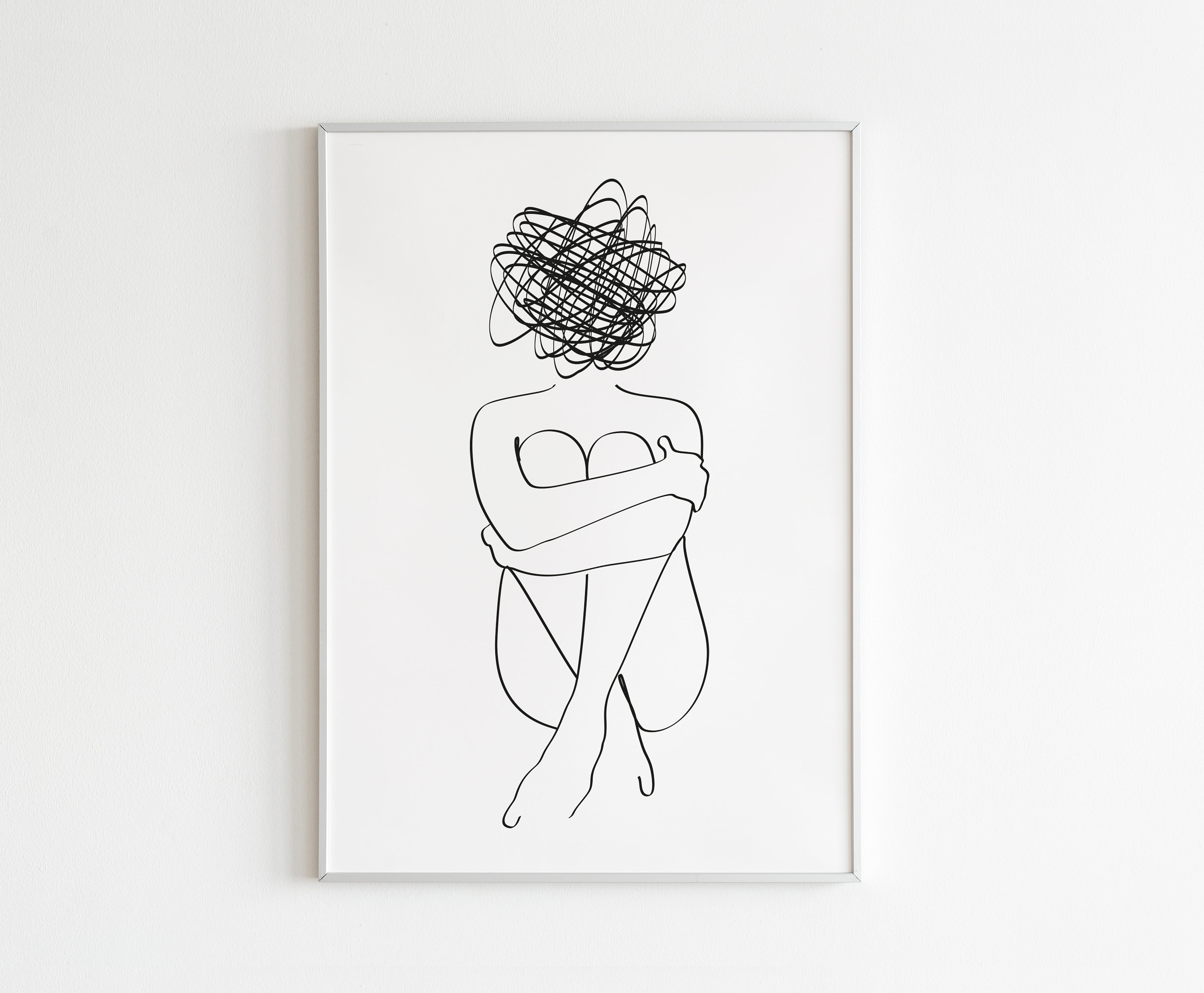 Female Body Art Download Instant Feminist Art Simple Line Etsy Australia