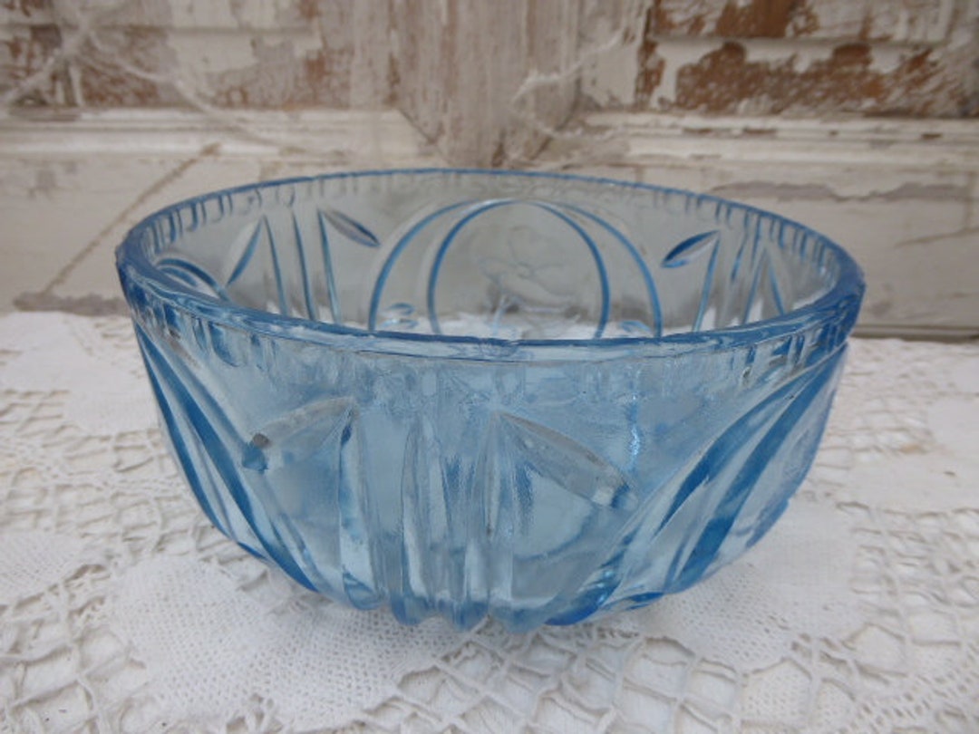 Art Deco Glass Bowl - Etsy