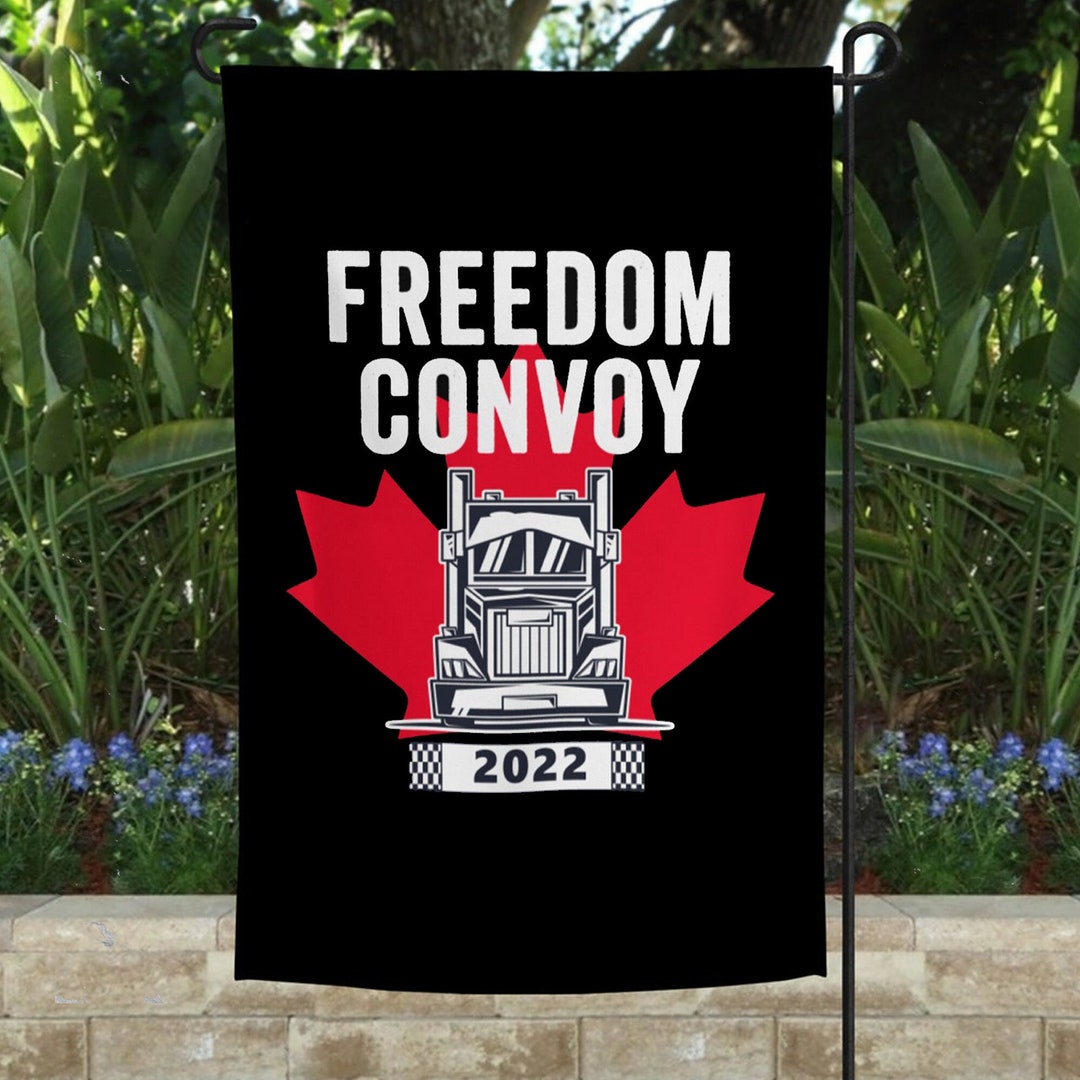 Freedom Convoy Yard Flag, American Trucker Freedom Convoy 2022 Flag ...