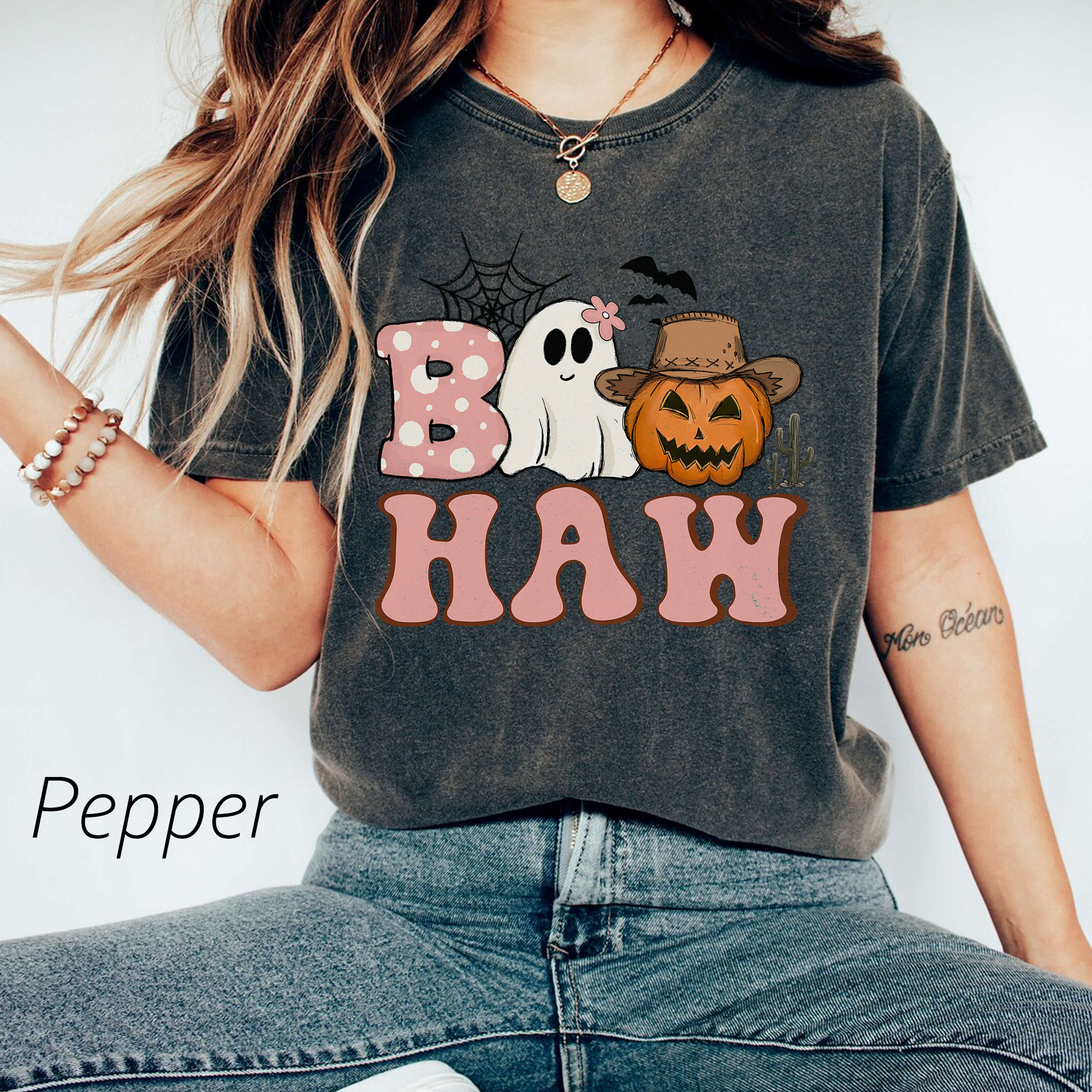 Boo HAW PNG Cowboo Baby Western Fall PNG Fall Sublimation - Etsy