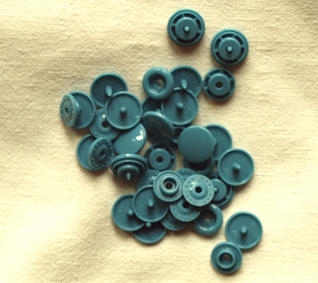 50 KAM Snaps Denim Blue - Etsy