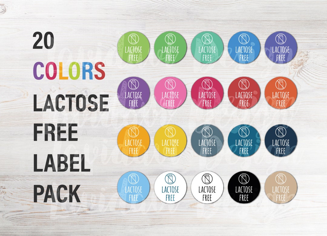 Lactose Free Label Clipart, Food Label, Clip Art Food, Allergy ...