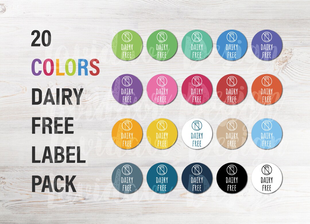 Dairy Free Label Clipart, Food Label, Clip Art Food, Allergy ...