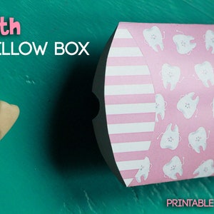 Printable Tooth Pillow Box for Children Waiting for the Tooth Fairy ...