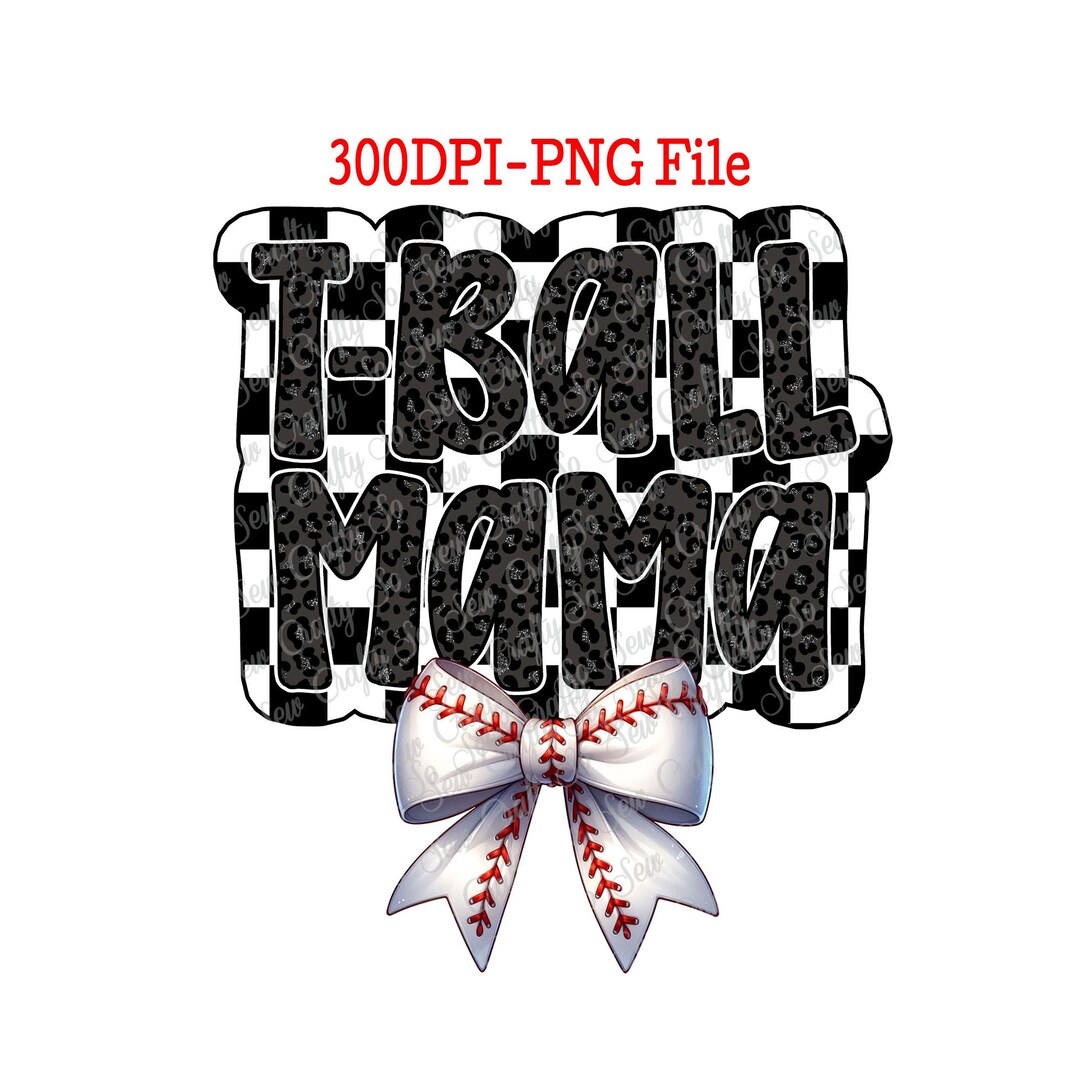 T-ball Mama PNG, T-ball Png, T-ball Mom Cheetah Leopard Design, Tball ...
