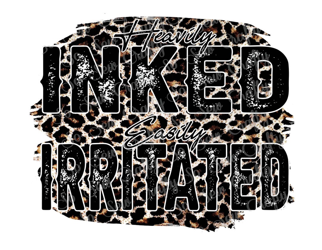 Heavily Inked Easily Irritated Cheetah Leopard PNG, Tattoo PNG, Inked ...