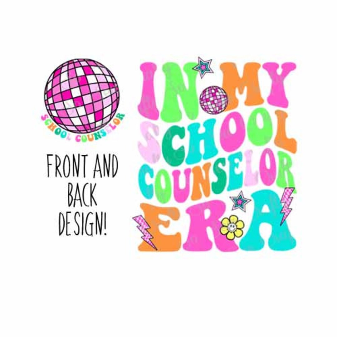 In My School Counselor Era PNG, Counselor Retro Design, Counselor Retro ...